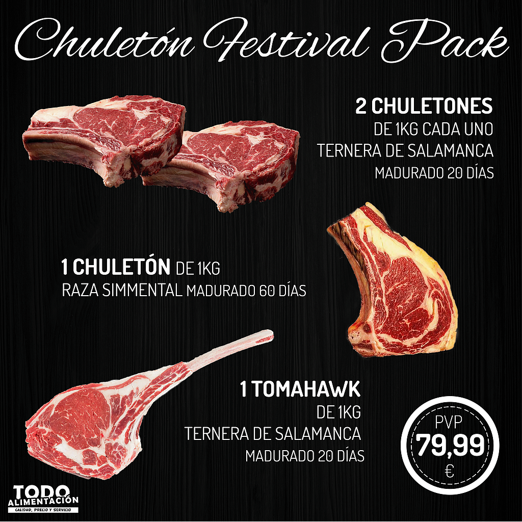 CHULETÓN FESTIVAL PACK | Todo Alimentacion